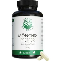 Heilpflanzenwohl GmbH Green Naturals M&ouml;nchspfeffer 20mg hochdosiert Kps. 180 St