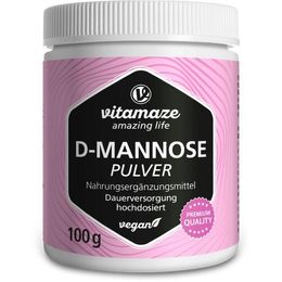 Vitamaze GmbH D-MANNOSE Pulver hochdosiert vegan 100 g