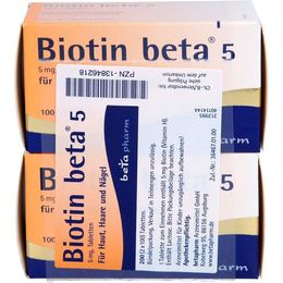 betapharm Biotin Beta 5 Tabletten 200 St
