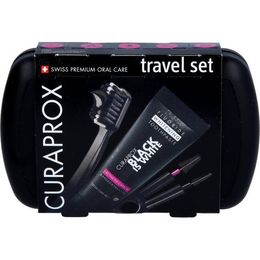 Curaprox black is white Travel-Set Zahnb&uuml;rste 1 P