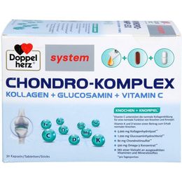 Queisser Doppelherz Chondro-Komplex syst.Komb.Tab.Kap.Stick 30 St