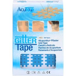 Gitter Tape AcuTop Akupunkturpflaster 2x3 cm blau 180 St