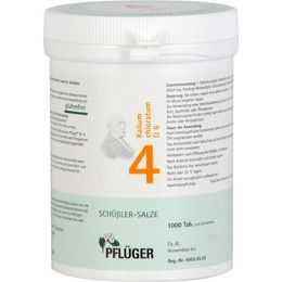 Pfl&uuml;ger&reg; Biochemie Pfl&uuml;ger 4 Kalium chloratum D 6 Tabletten 1000 St