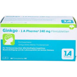 GINKGO-1A Pharma 240 mg Filmtabletten 60 St