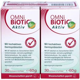 INSTITUT ALLERGOSAN Deutschland (privat) GmbH Omni BiOTiC Aktiv Pulver 2X60 g
