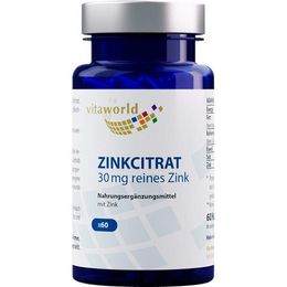 vitaworld Zinkcitrat 30 mg Kapseln 60 St