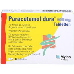 Paracetamol dura 500 mg Tabletten 10 St
