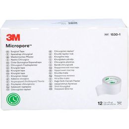 Micropore Vliespfl.2,5cmx9,1m wei&szlig; 1530-1 12 St
