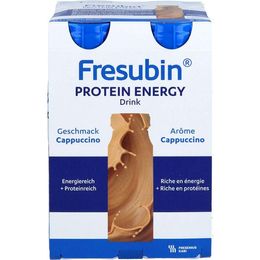 Fresenius Fresubin Protein Energy Drink Cappuccino Trinkflasche Trinknahrung 4X200 ml