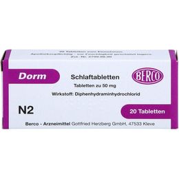 Berco-ARZNEIMITTEL Dorm Tabletten 20 St