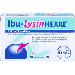 HEXAL&reg; IBU-LYSINHEXAL Filmtabletten 10 St