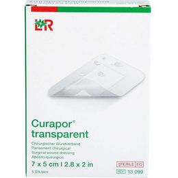 1001 Artikel Medical Curapor Wundverband steril transparent 5x7 cm 5 St
