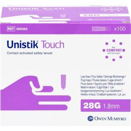 Unistik Touch 28 G Sicherheitslanzetten 100 St