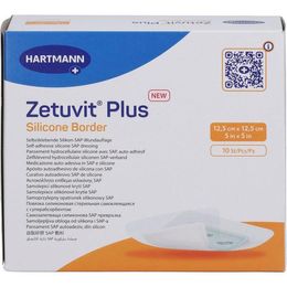 B2B Medical Zetuvit Plus Silicone Border steril 12,5x12,5 cm 10 St
