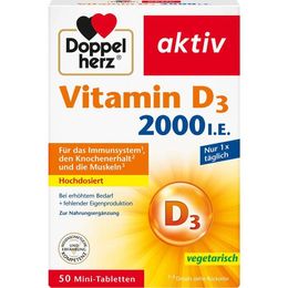 Queisser Doppelherz Vitamin D3 2000 I.E. Tabletten 50 St