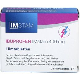 Ibuprofen IMstam 400 mg Filmtabletten 20 St