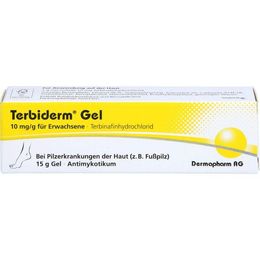 Terbiderm Gel bei Pilzerkrankungen der Haut 15 g