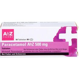 Paracetamol AbZ 500 mg Tabletten 10 St