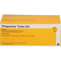 W&Ouml;RWAG PHARMA Thiogamma Turbo Set Injektionsflaschen 5X50 ml