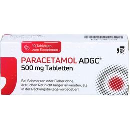 Paracetamol Adgc 500 mg Tabletten 10 St