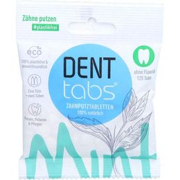 Denttabs Zahnputztabletten stevia-mint o.Fluorid 125 St