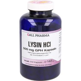 Hecht-Pharma Lysin Hcl 500 mg Gph Kapseln 250 St