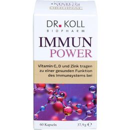 Immun Power Dr.Koll Vitamin C+Vitamin D+Zink Kaps. 60 St
