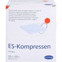 Avitamed ES-KOMPRESSEN steril 7,5x7,5 cm 8fach 25X2 St