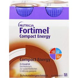 Fortimel Compact Energy Schokolade 4X300 ml