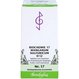 Bombastus Biochemie 17 Manganum sulfuricum D 12 Tabletten 200 St