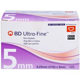 Bd ULTRA-FINE Pen-Nadeln 5 mm 31 G 0,25 mm 105 St