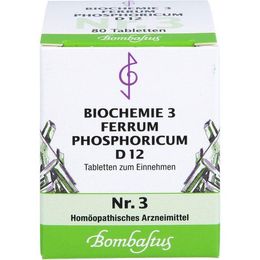 Bombastus Biochemie 3 Ferrum phosphoricum D 12 Tabletten 80 St
