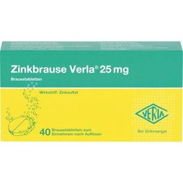Verla-Pharm Arzneimittel GmbH & Co. KG Zinkbrause Verla 25 mg Brausetabletten 40 St