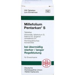 DHU-Arzneimittel Millefolium Pentarkan S Tabletten 200 St