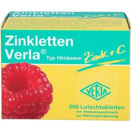 Verla-Pharm Arzneimittel GmbH & Co. KG Zinkletten Verla Himbeere Lutschtabletten 200 St