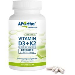 Vitamin D3 20.000 I.E.+K2 200 &mu;g m.Quinoaplv.Kaps. 120 St