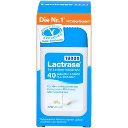 Lactrase 18.000 Fcc Tabletten teilbar im Spender 2X40 St
