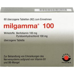 W&Ouml;RWAG PHARMA Milgamma 100 mg &uuml;berzogene Tabletten 60 St