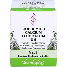Bombastus Biochemie 1 Calcium fluoratum D 6 Tabletten 80 St