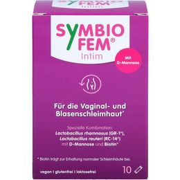Symbiofem Intim Milchs&auml;urebakterien mit D-Mannose 10 St