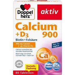 Queisser Doppelherz Calcium 900+D3 Tabletten 80 St
