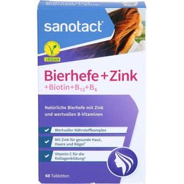 Sanotact Bierhefe+Zink Tabletten 60 St