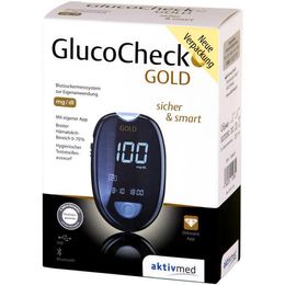 Glucocheck Gold Blutzuckermessger&auml;t Set mg/dl 1 St