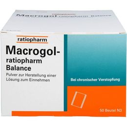 MACROGOL-ratiopharm Balance Plv.z.H.e.L.z.Einn. 50 St
