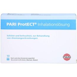 Pari ProtECT Inhalationsl&ouml;sung mit Ectoin Ampullen 25 ml
