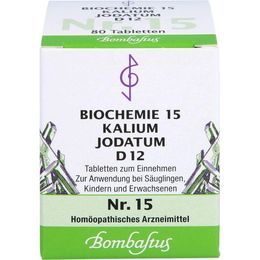 Bombastus Biochemie 15 Kalium jodatum D 12 Tabletten 80 St