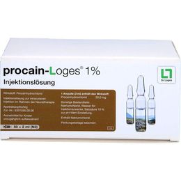 Dr. Loges + Co. GmbH PROCAIN-Loges 1% Injektionsl&ouml;sung Ampullen 50X2 ml