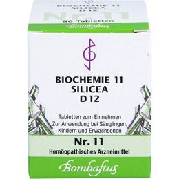 Bombastus Biochemie 11 Silicea D 12 Tabletten 80 St