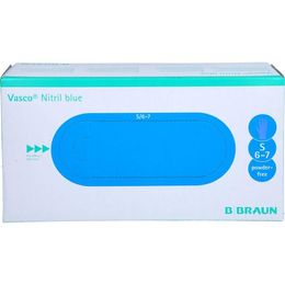 B.Braun Vasco Nitril blue Untersuchungshandschuhe S 150 St
