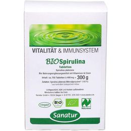 Biospirulina Mikroalgen Naturland Tabletten Nachf. 750 St